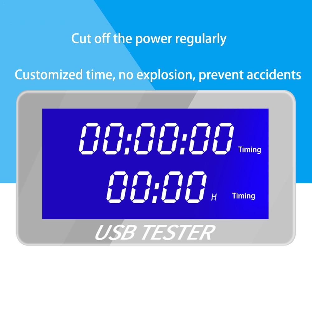 1pc Usb Socket Voltmeter Ammeter Charging Tester H Grandado