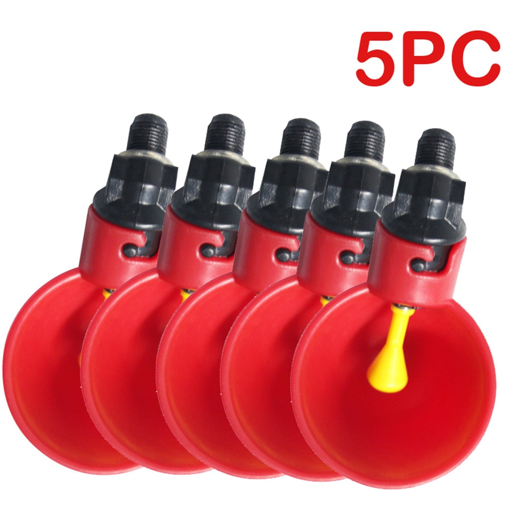 5pcs Chicken Feeder Hens Quail Birds Waterer Drink... – Vicedeal