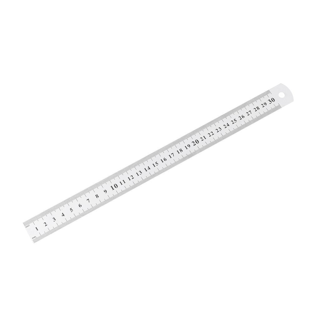 Regla de Metal de acero inoxidable, 30CM, recta, m... – Grandado