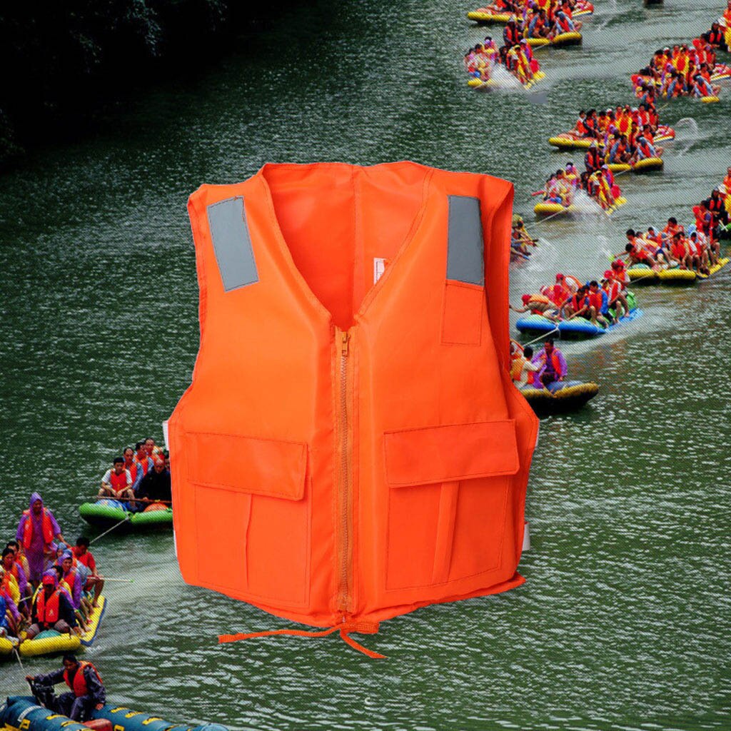 Adults Life Jacket Aid Vest Kayak Ski Buoyancy Fis... – Grandado