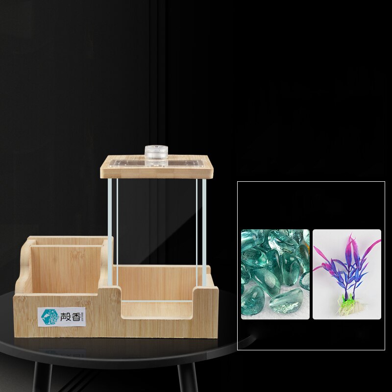 Solid Wood Storage Fish Tank Small Fighting Fish B... – Vicedeal