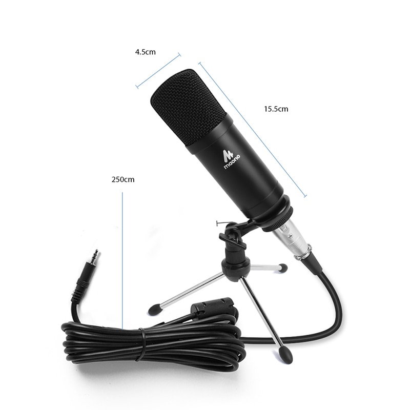 MAONO Computer Podcast Microphone With Tripod Stan... – Grandado
