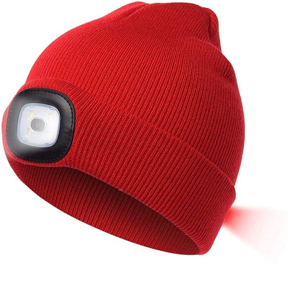 Unisex Outdoor LED Hat With Light USB Rechargeable... – Grandado