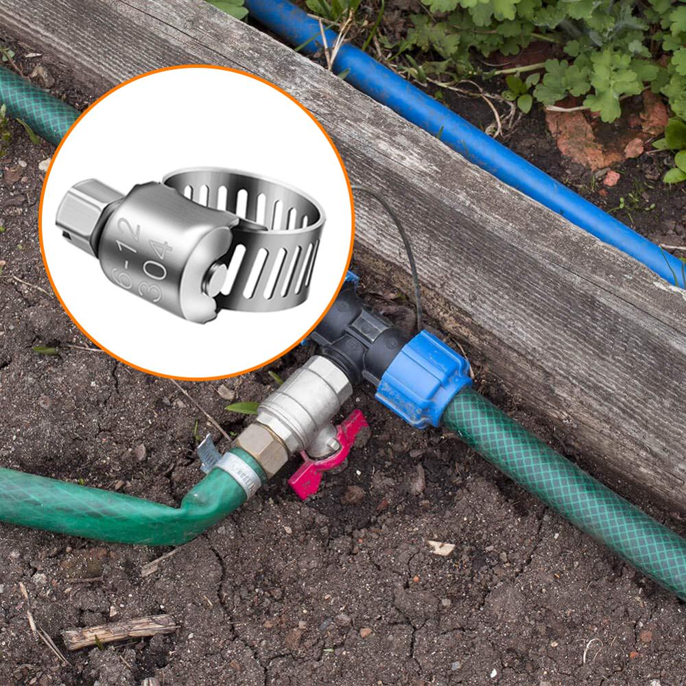 2 PCS Pipe Hose Clamps Stainless Steel Adjustable ... – Vicedeal