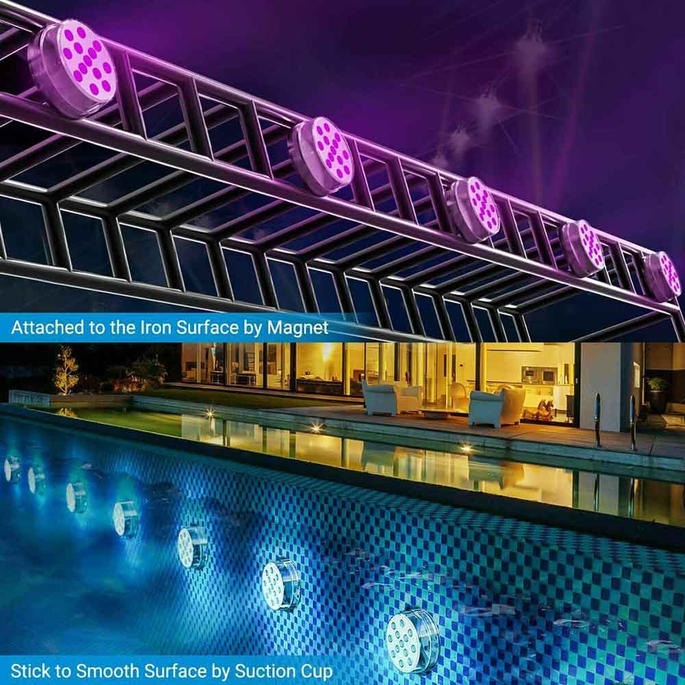 Luz subacuática RGB para baño, Spa, luces Led para... – Grandado