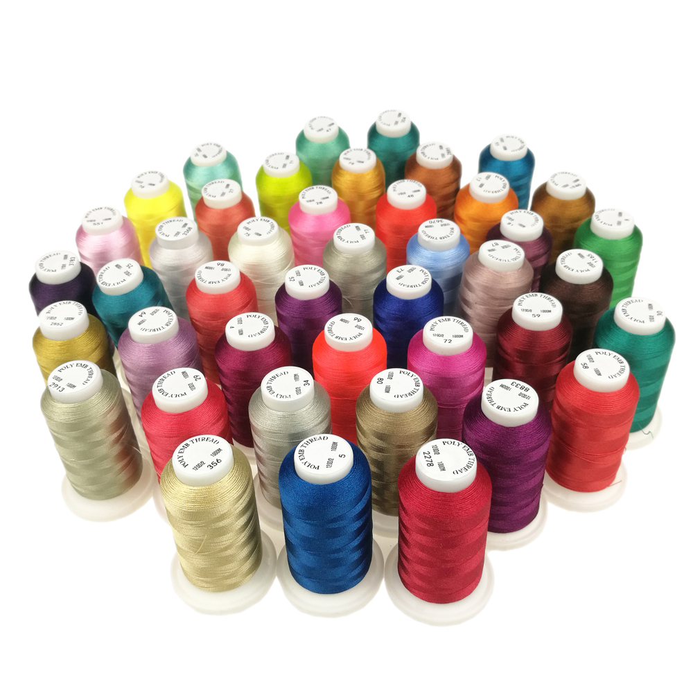 Color Card for 84 colors Embroidery Thread Dyed Fi... – Grandado