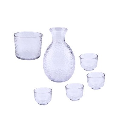 Japanese Sake Pot Set Golden Edge Glass Sake Bottl... – Grandado
