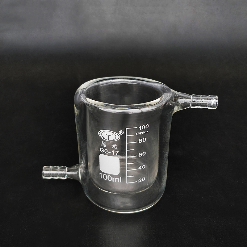 Double-deck beaker with tick mark,Capacity 100ml,D... – Grandado