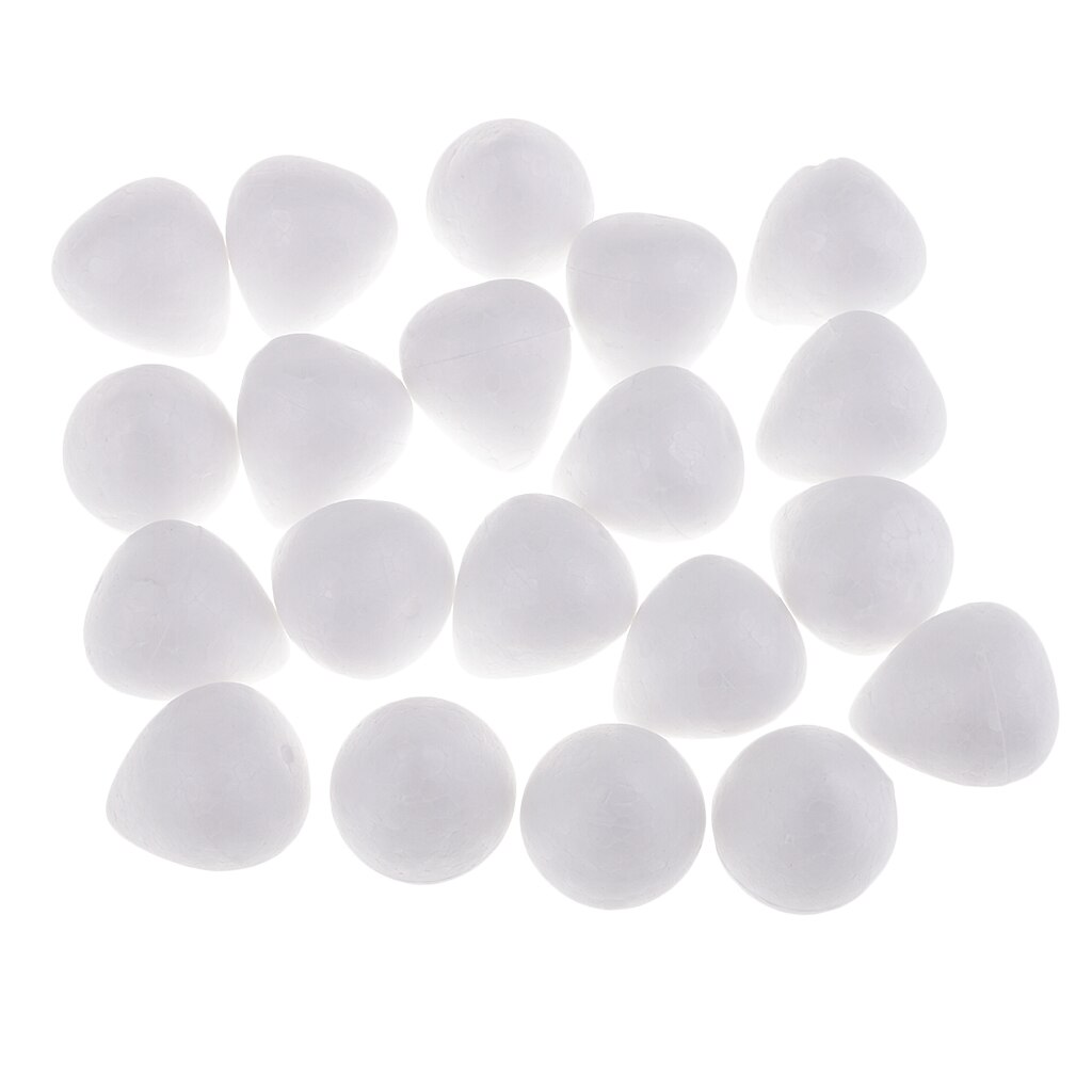 20pcs Polystyrene Styrofoam Foam Craft -shaped Par... – Grandado