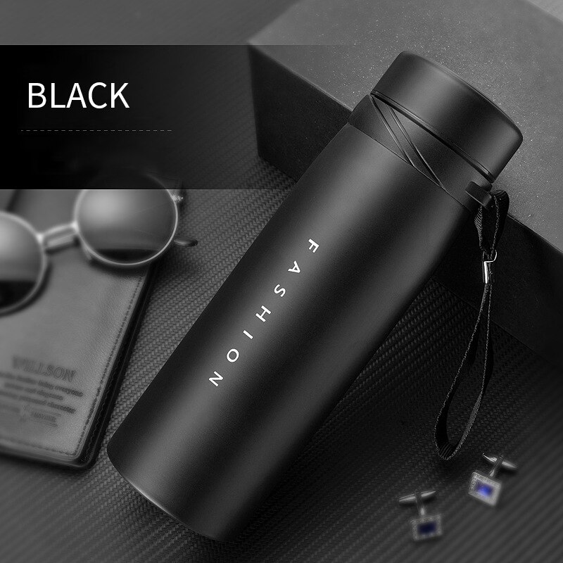 Termo de acero inoxidable portátil, termo doble de... – Vicedeal