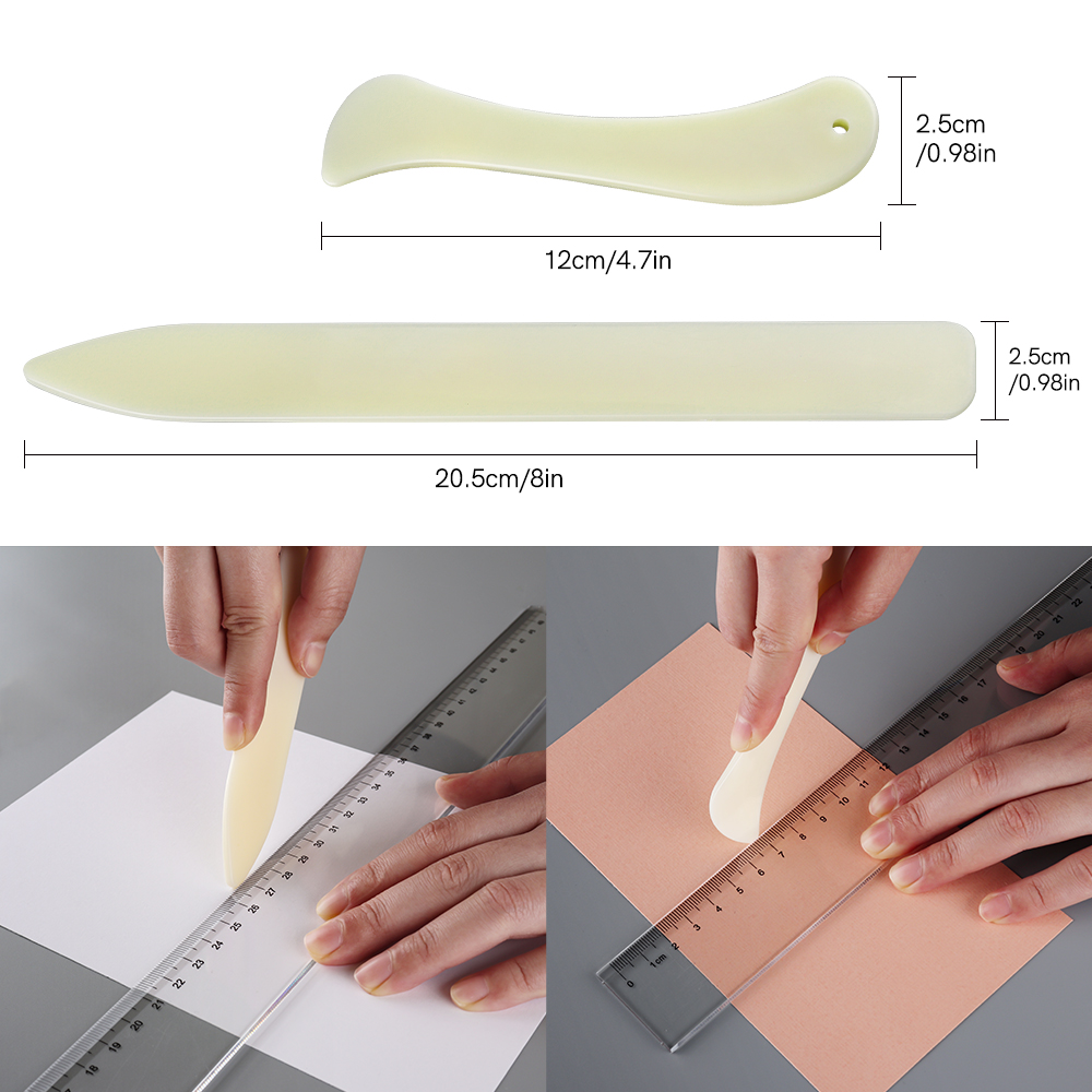 2pcs/set Folder Paper Creaser Tool Bone Folder For... – Grandado