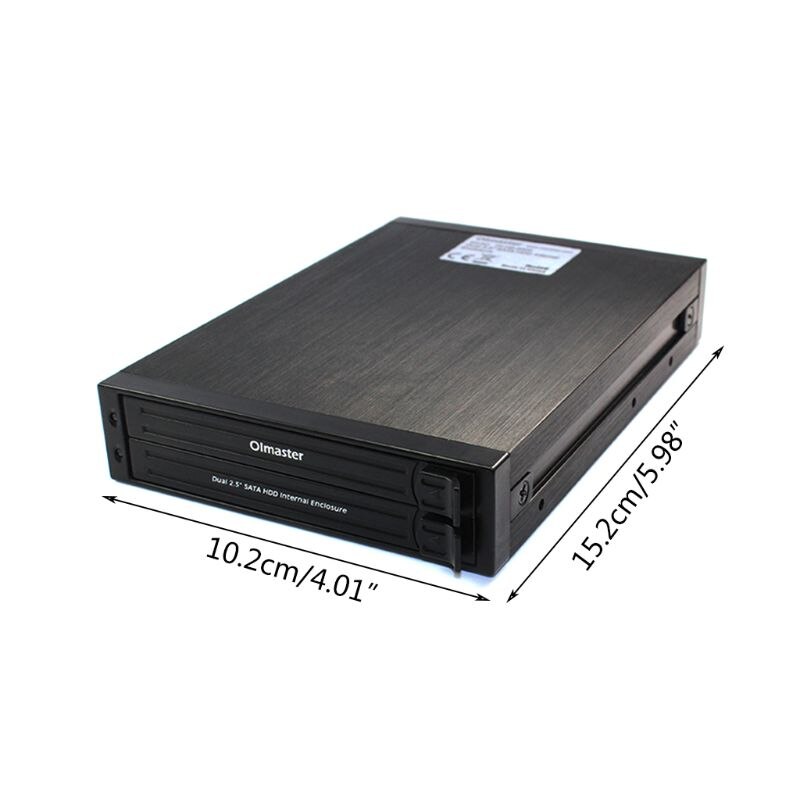 Hij-2005 Dual 2.5 \ "Sata Hdd Interne Enclosure Ha... – Vicedeal