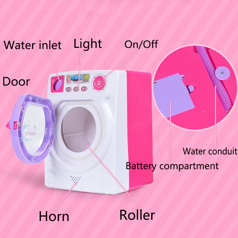 Mini Kids Wasmachine Speelgoed Praktische Vermogen... – Vicedeal