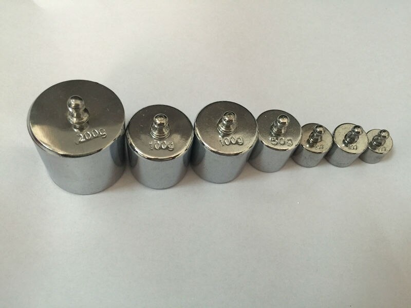 Calibration Weight Set 200g 100g 50g 20g 10g 5g Gr... – Grandado