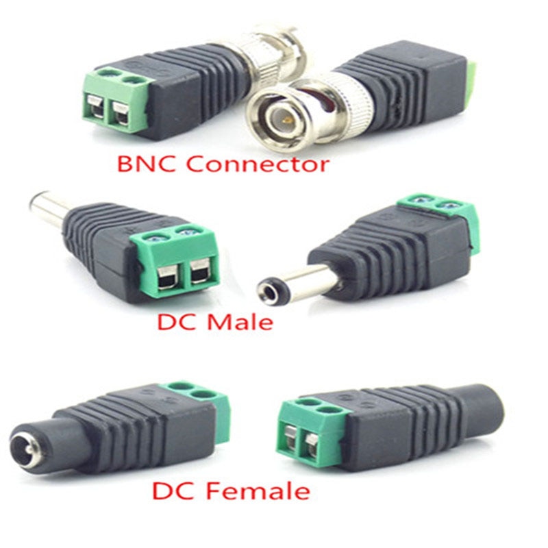 12V DC BNC Connector DC Power Male Female Plug Ada... – Vicedeal