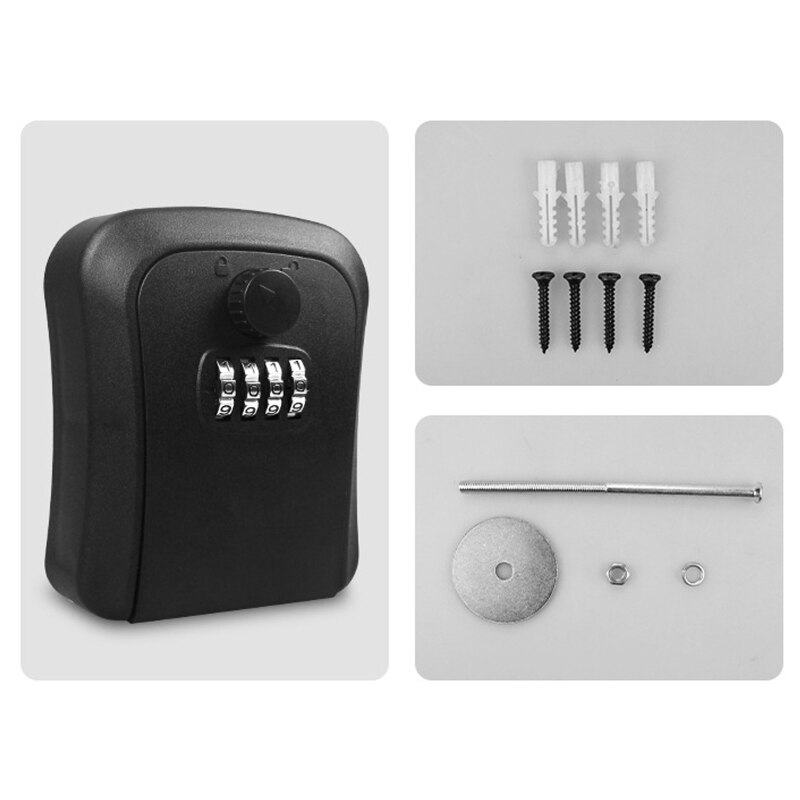 Key Storage Lock Box Wall Mounted for Multiple Key... – Grandado