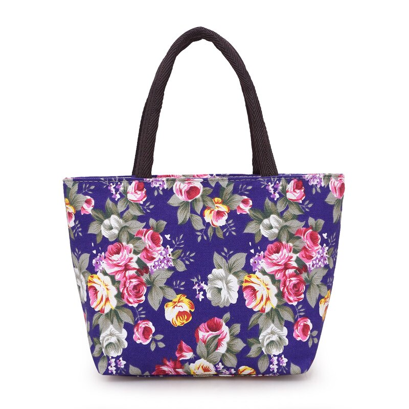 Women Floral Print Tote Purse Large Capacity Canva... – Vicedeal