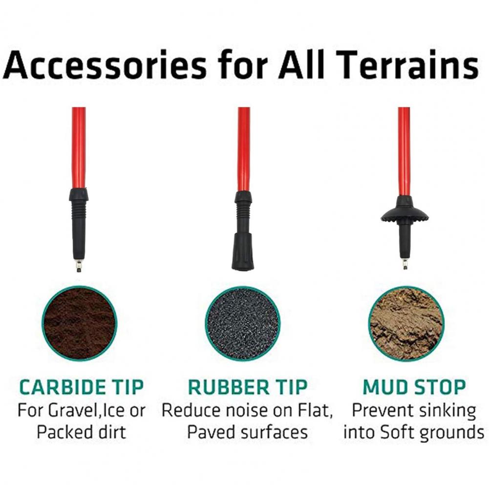 Trekking Pole Auminum Alloy Telescopic Ultralight ... – Grandado