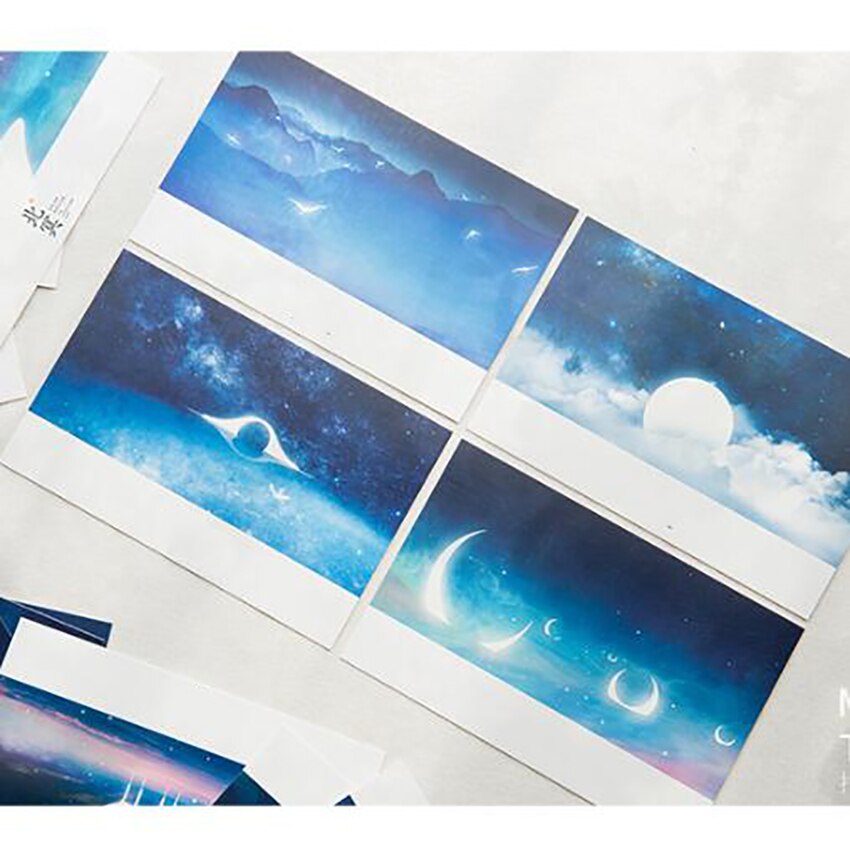 30 Sheets/Set Luminous Postcard Cartoon Glow in th... – Grandado