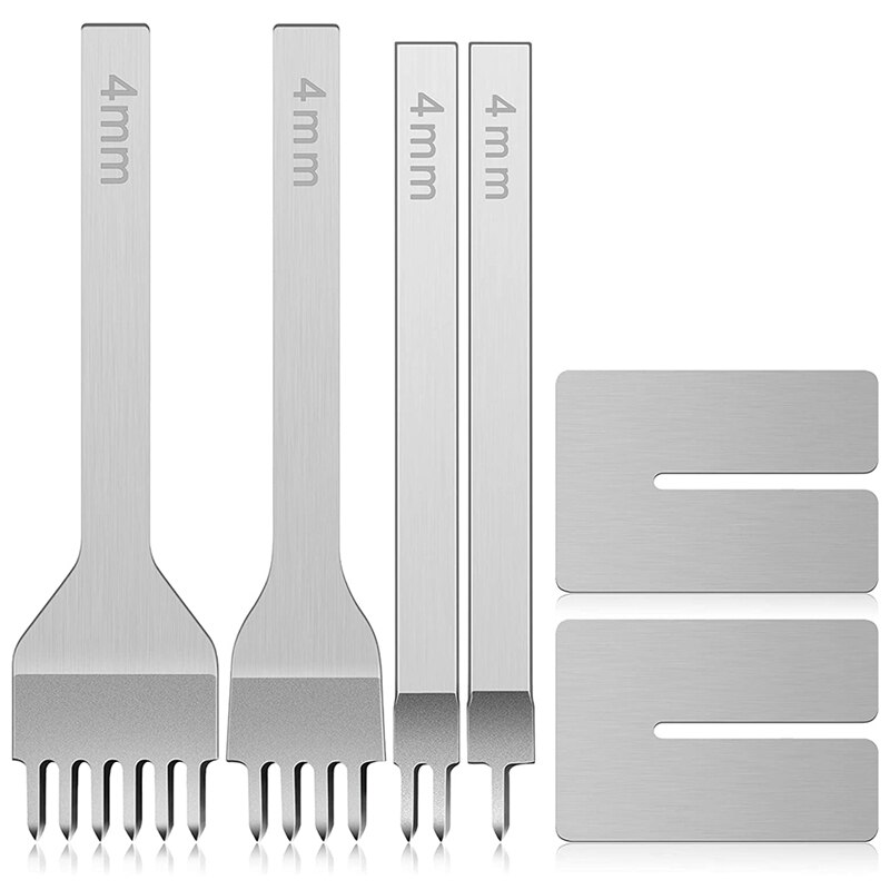 6 Packs 4 mm 1/2/ 4/6 Prong Diamond Lacing Stitchi... – Grandado