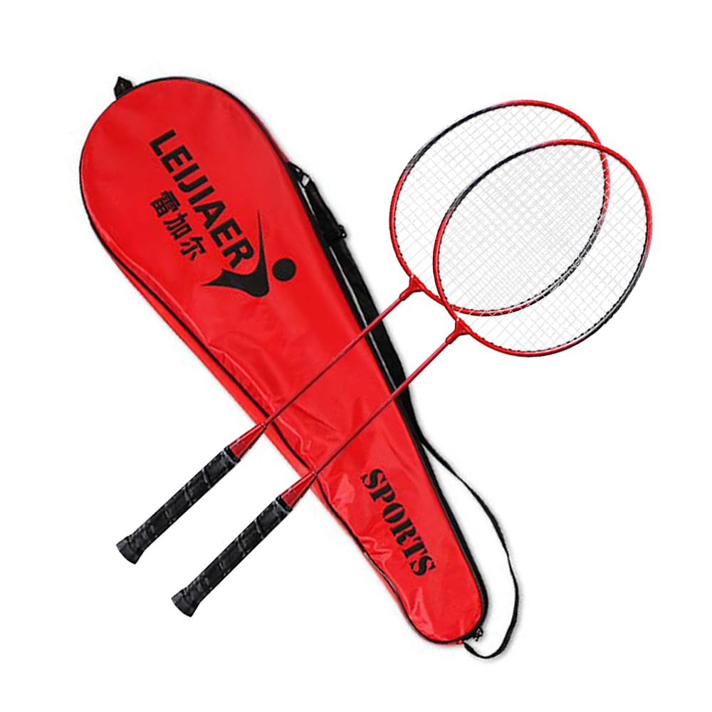 2 Player Badminton Racket Set Indoor Outdoor Sport... – Grandado