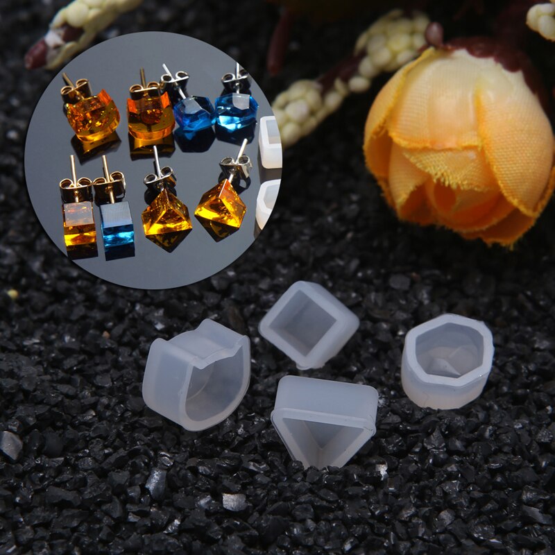 4 Stks/set Diy Siliconen Oorbel Oor Stud Mold Make... – Grandado
