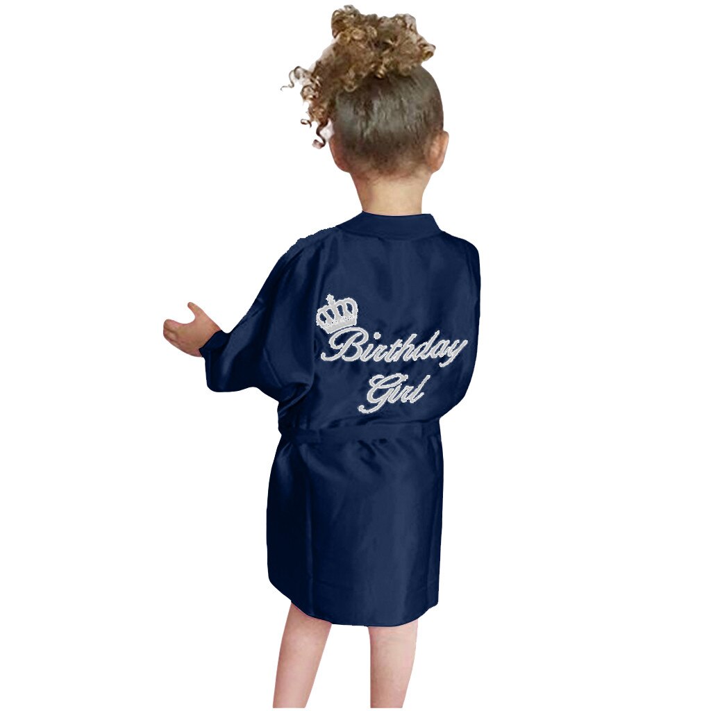 Birthday Stain Bath Robe Kids Toddler Baby Kid Sol... – Vicedeal