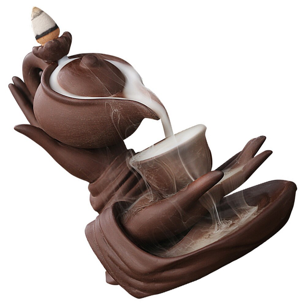 1pc Vintage Buddha Hand Ceramic Adornment Home Dec... – Grandado