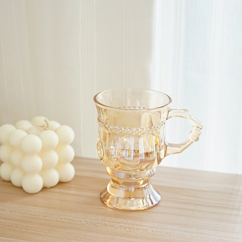 Heavy Beer Glasses with Handle Glass Steins Tradit... – Vicedeal