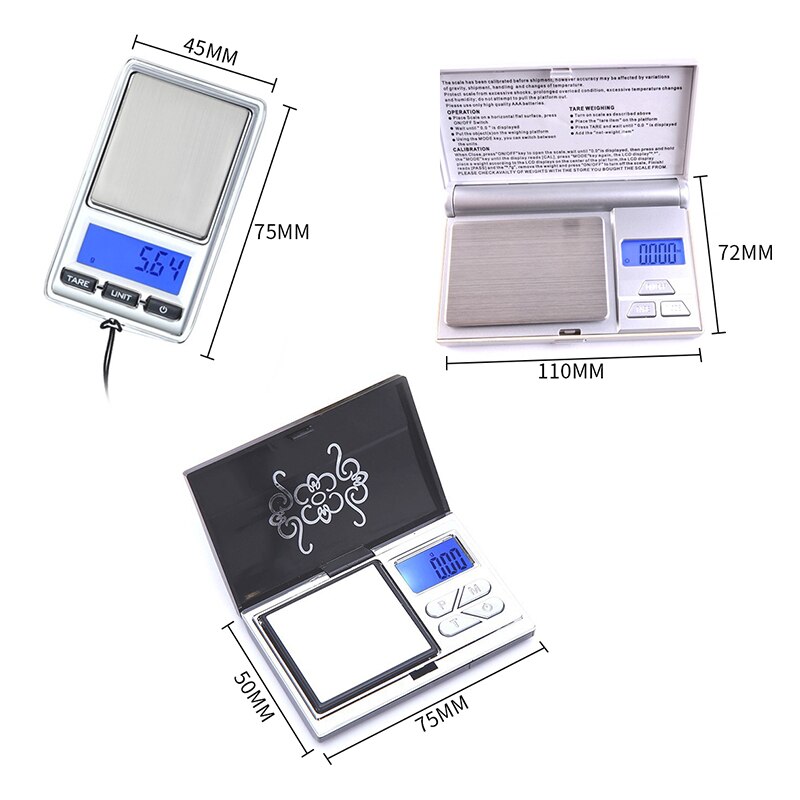 LCD Digital escalas de muestra Mini precisión elec... – Grandado