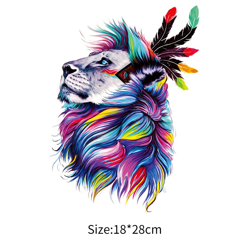 Animal Feather Patches Iron On Stickers For T-shir... – Grandado