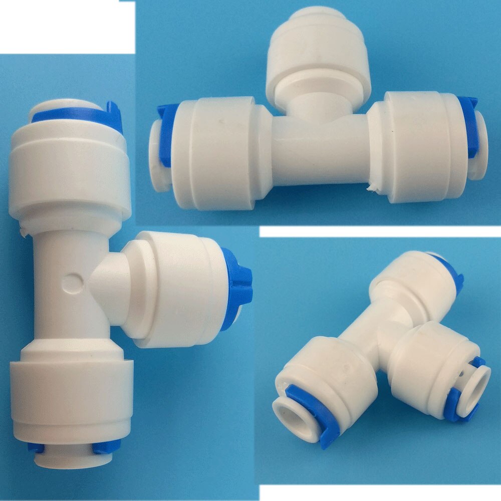 1PCS 1/4" 3 way Union Tee Quick Connect Push ... – Grandado