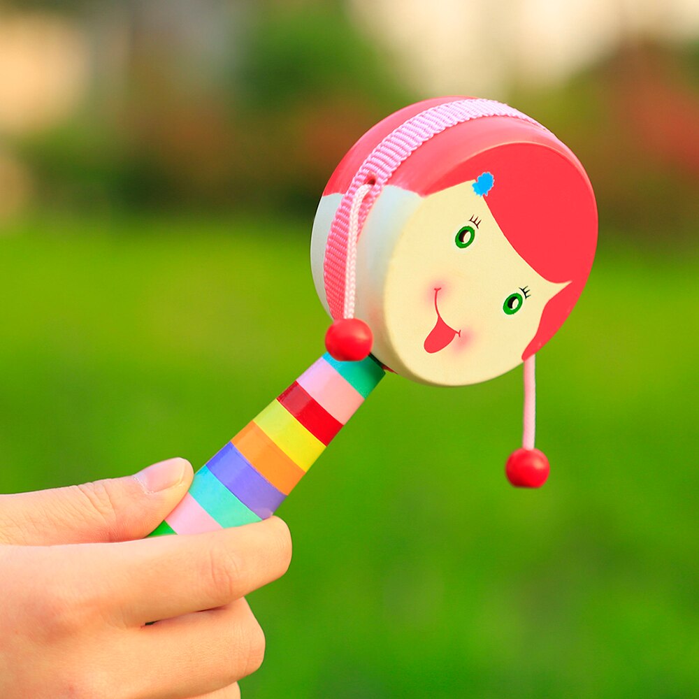 M MBAT Rattle Drum Cartoon Percussion Instrument H... – Grandado