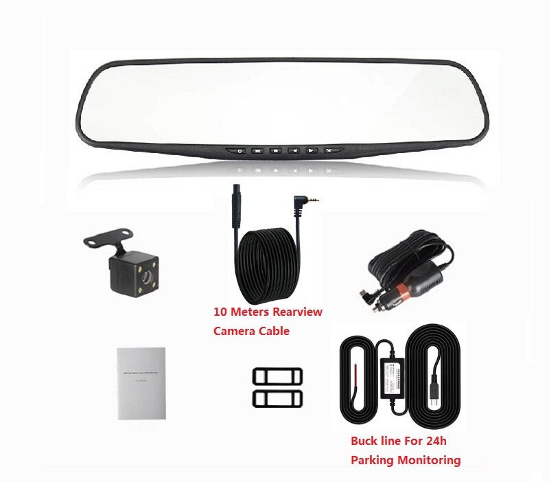 Bindestrich Nocken Spiegel Auto Dvr Spiegel Dual B... – Grandado