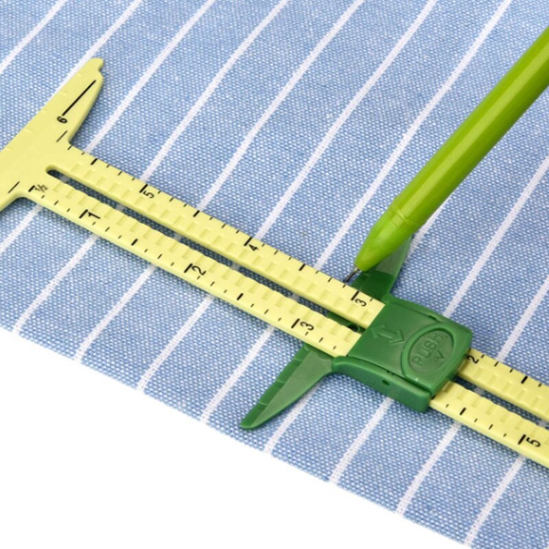 2 Pieces Sliding Gauge Sewing Measuring Tools T-Sh... – Grandado