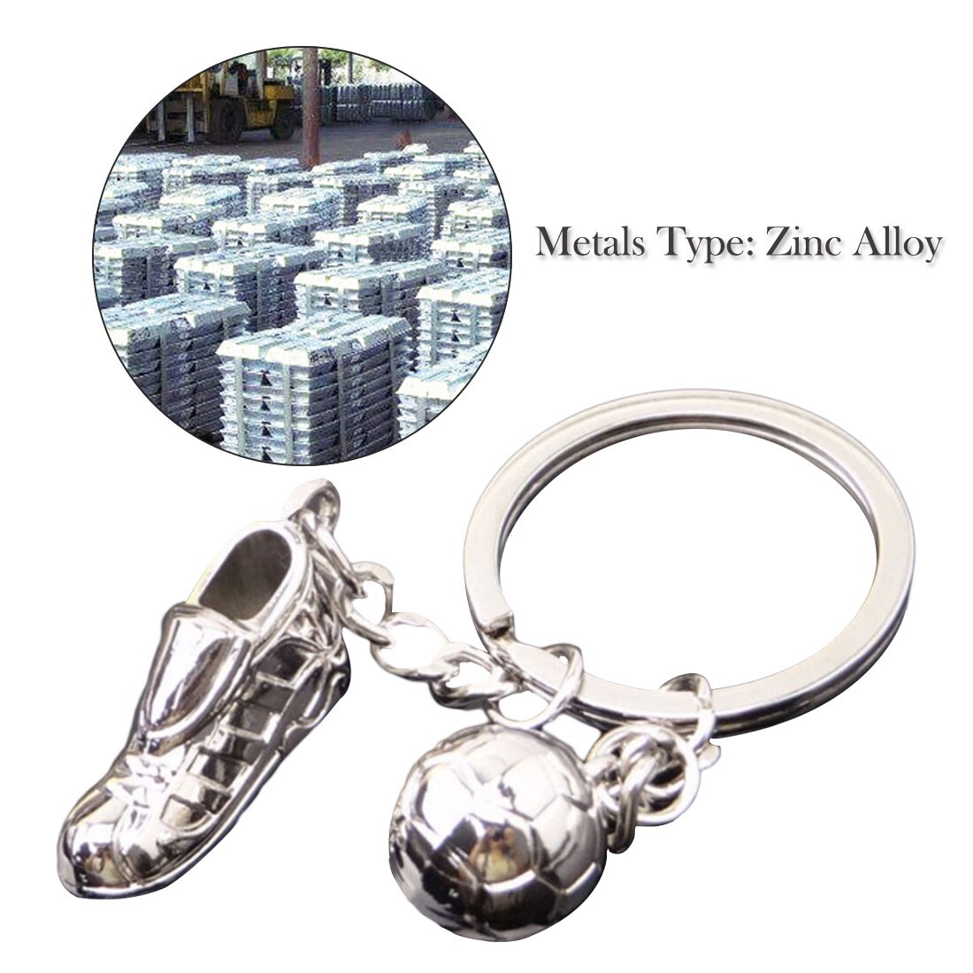 Unieke Voetbal Schoenen Voetbal Bal Rvs Metalen Sl... – Vicedeal