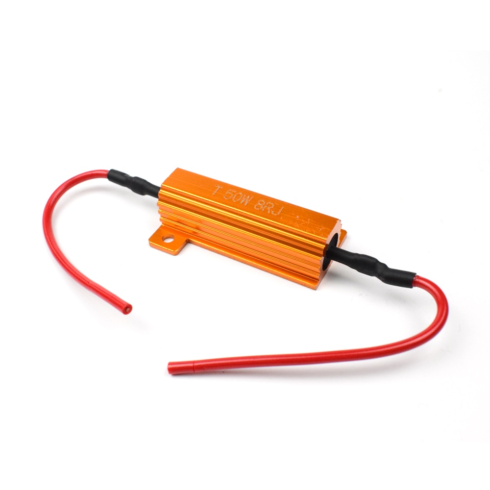 50w6ohm 8Ω Load Resistor For Led HID Flash Strobe ... – Grandado