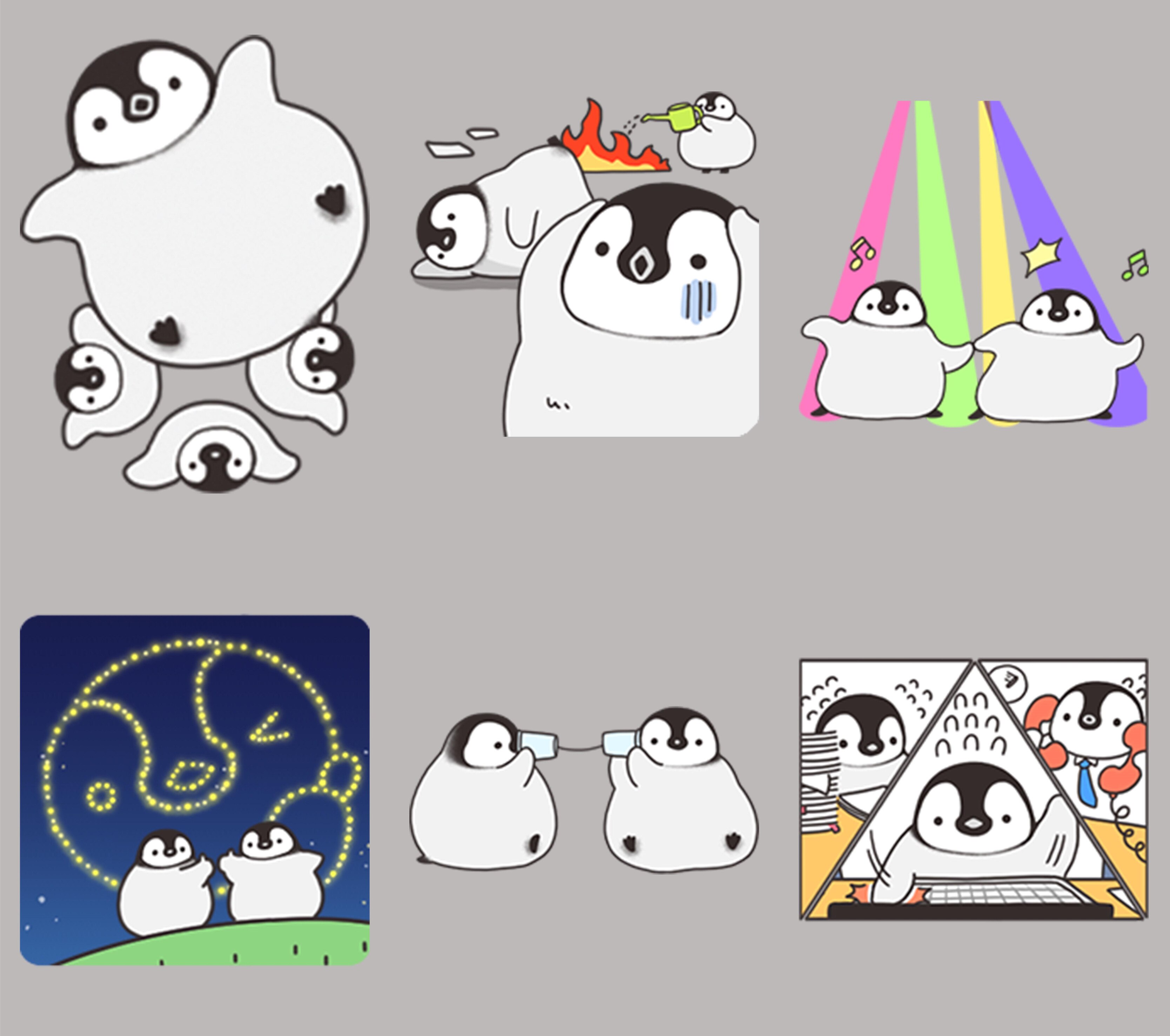 16 Grappige Pinguïn Stickers/Prachtige Stickers/De... – Vicedeal