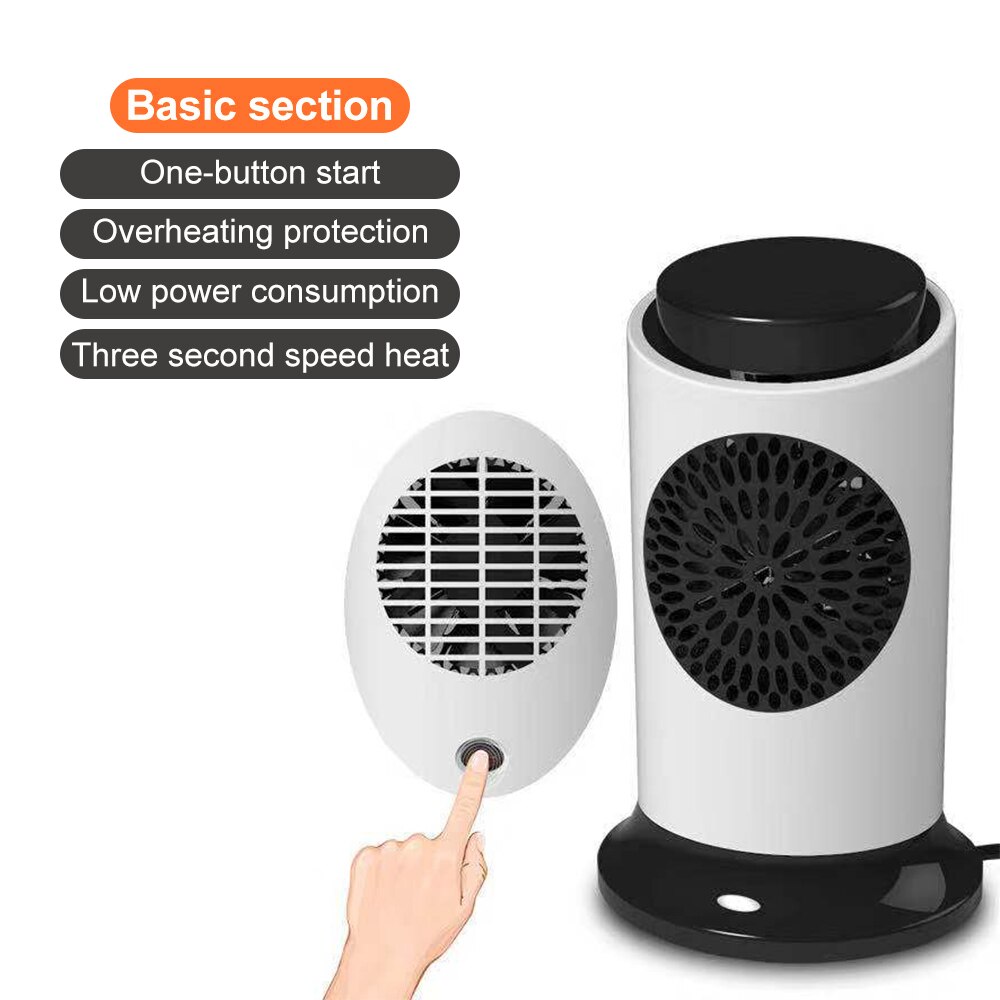1000W LED Display Electric Fan Heater With Remote ... – Grandado