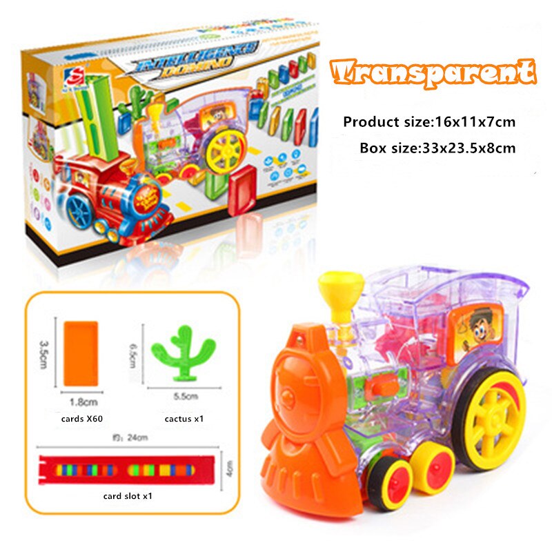 Puzzle Domino Electric Train with Sound and Light ... – Grandado