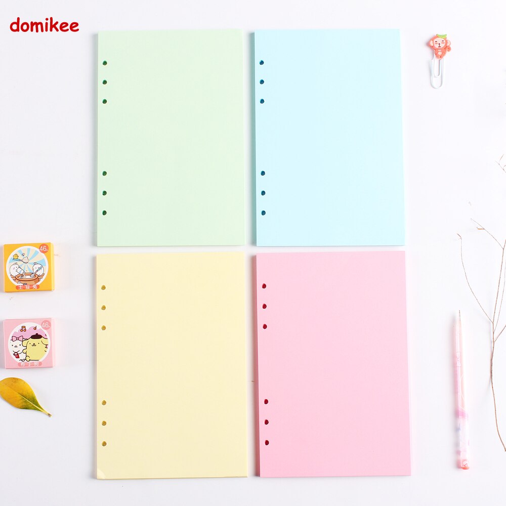 Domikee cute colorful 6 holes blank inner papers c... – Grandado