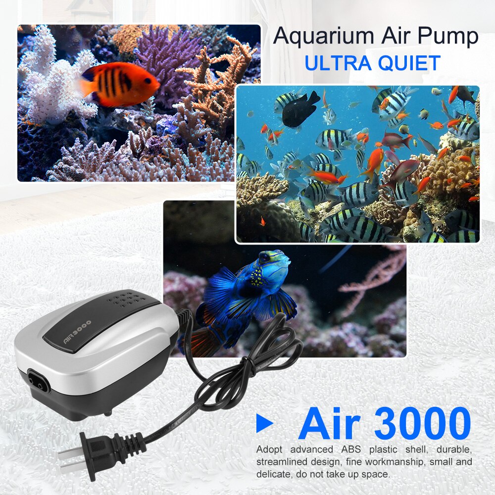 Ultra-Silent Air Pump AIR-1000 AIR-2000 AIR-3000 A... – Vicedeal
