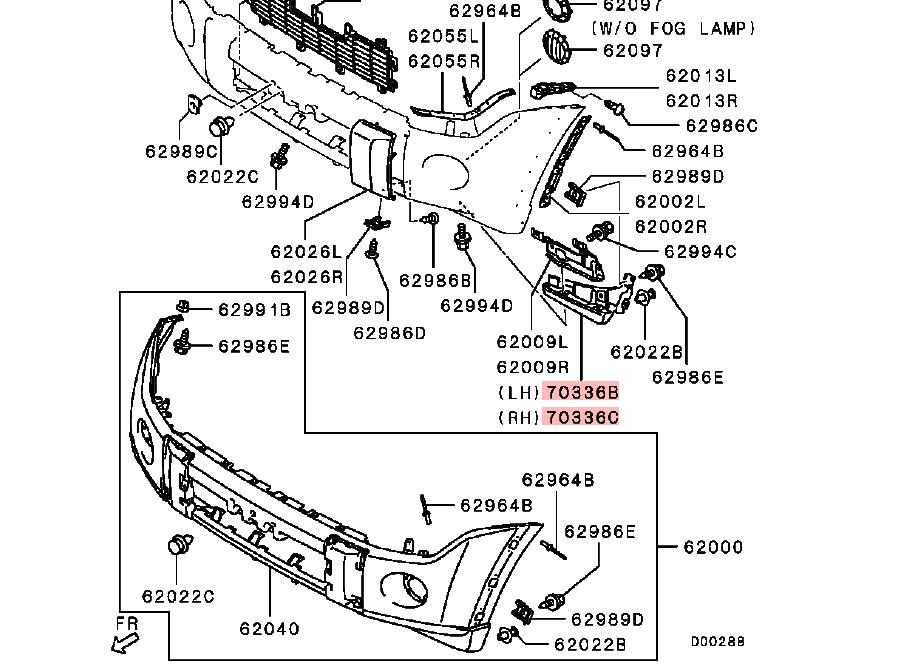 1 Stuk Of Paar Voorspatbord Voor Pajero V97 1 Paar... – Grandado