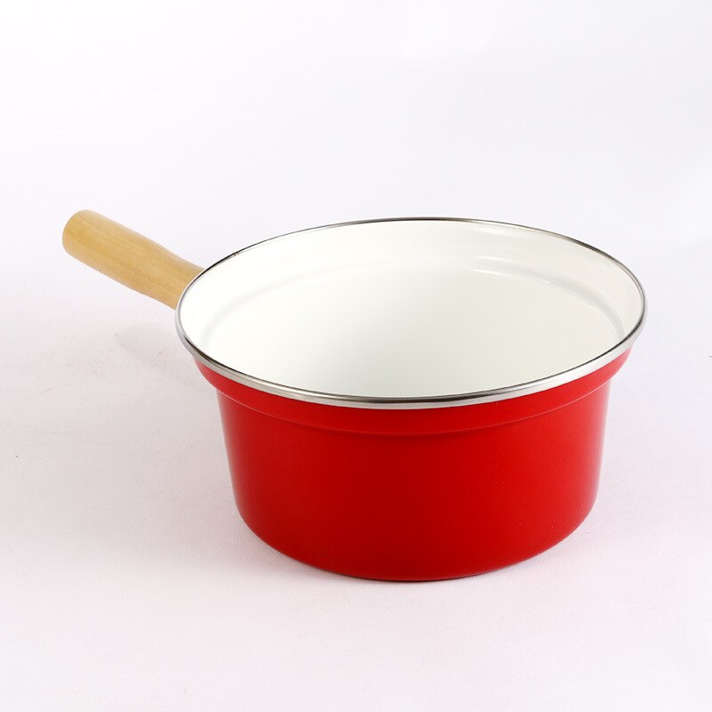 18CM red Soup Pot Saucepan Portable Stockpot Milk ... – Vicedeal