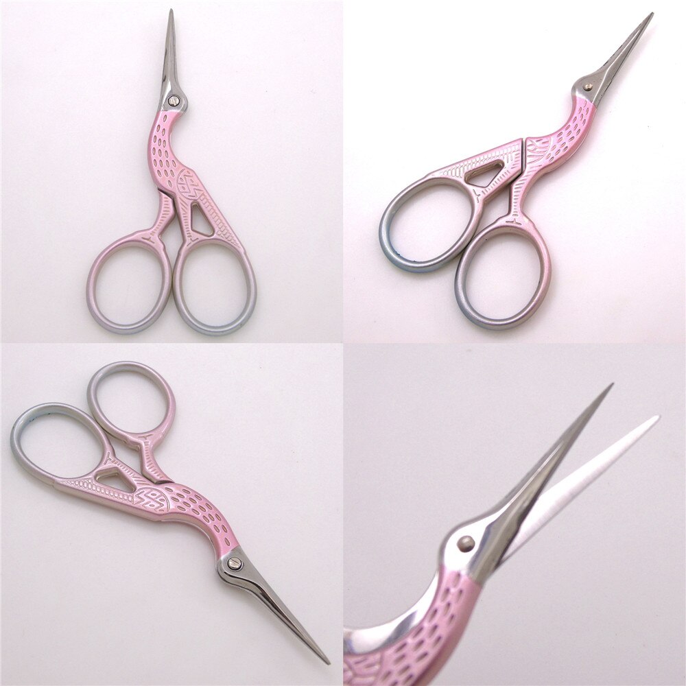 Stainless Steel Stork Golden Scissors Zig Zag Shar... – Vicedeal