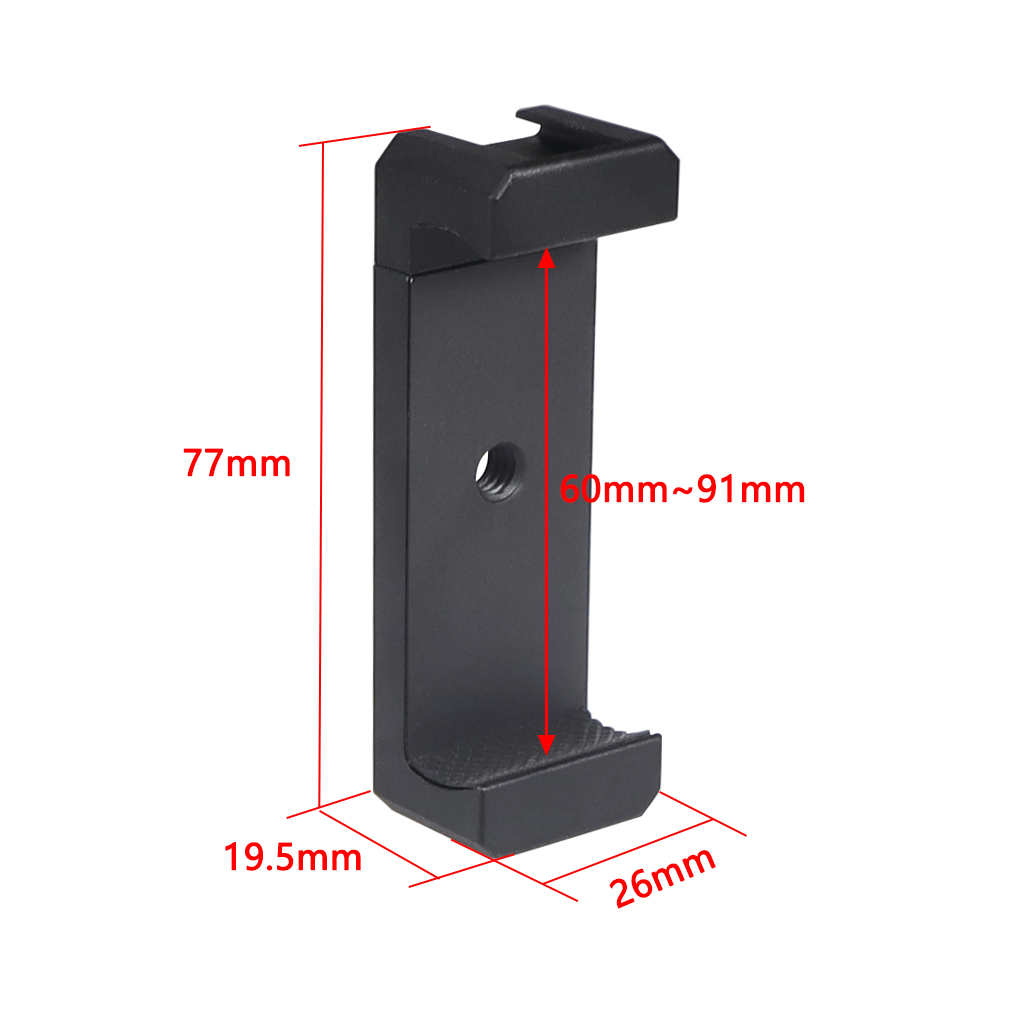 Mobile Phone Clamp Stand Holder 360ﾰ Rotatable 1/4... – Grandado
