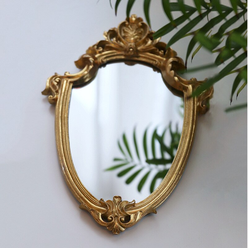 French Luxury Wall Mirror European Style Makeup Mi... – Grandado