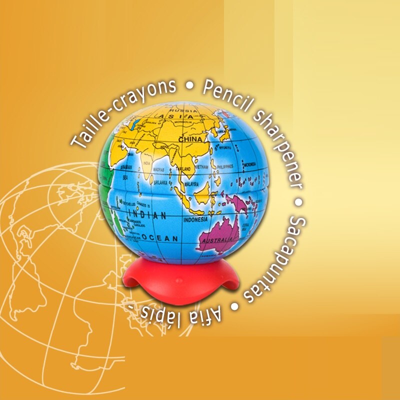 Globe Pencil Sharpener Cute Child Pencil Sharpener... – Grandado