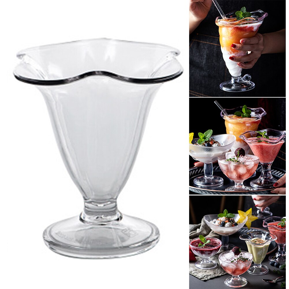 Sundae and Dessert Cup Ultra Clear See Through Thi... – Grandado