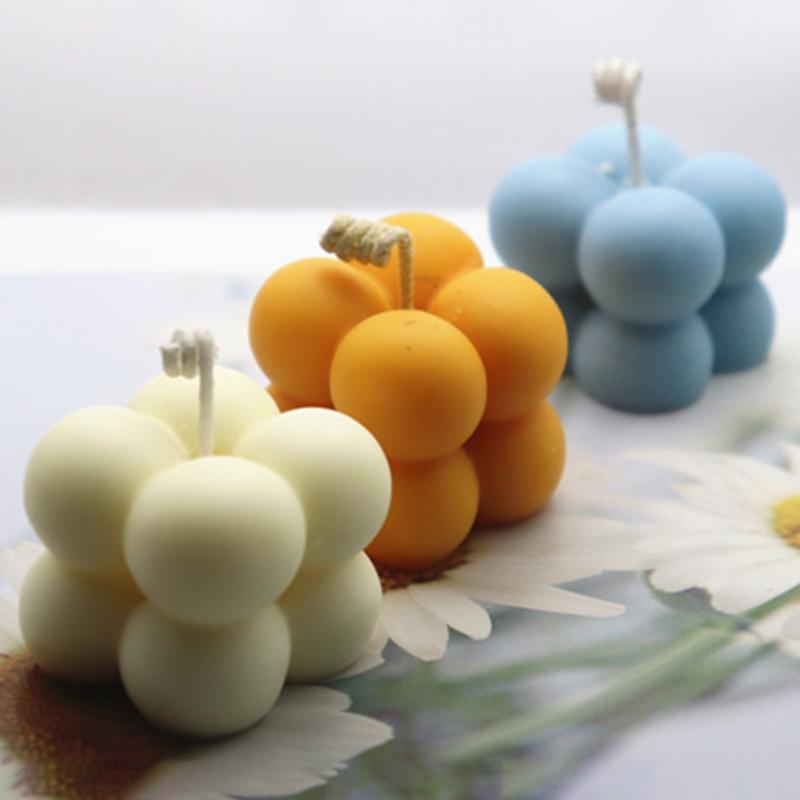 Mini DIY Candle Mould Ball Cube Aromatherapy Soy W... – Grandado